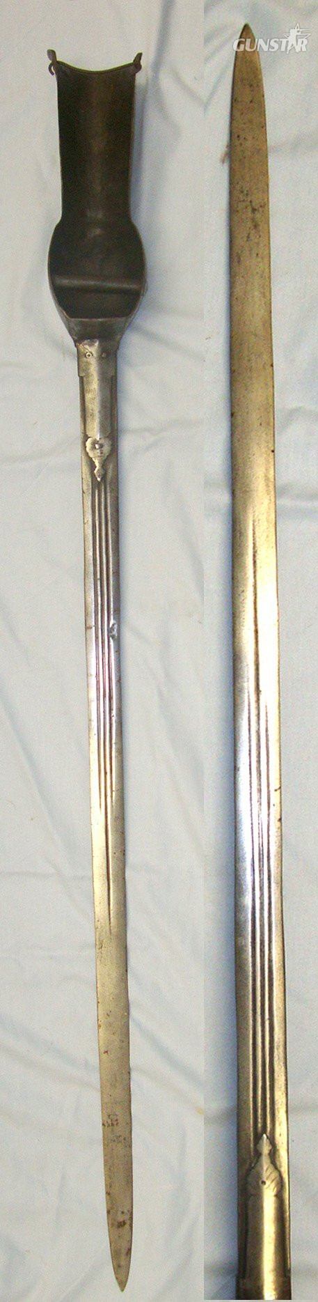 Victorian Era Indian Pata Gauntlet Long Sword. Sn 22753 Sword