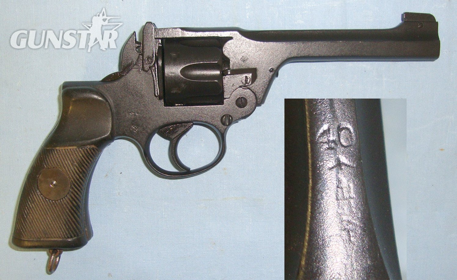 WW2 1940 British WD Enfield MK 1* .380 Calibre Spurless Tankers Service ...