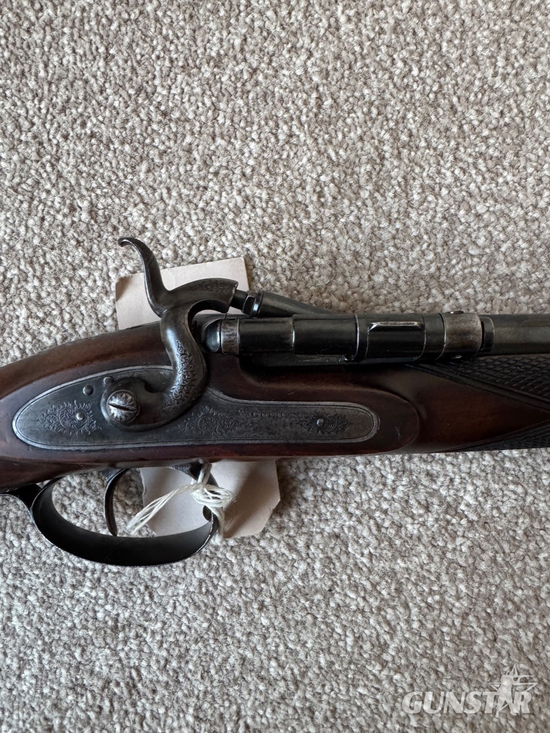 William Golden Rook Rifle in .380 long cf. william Golden. Snider ...