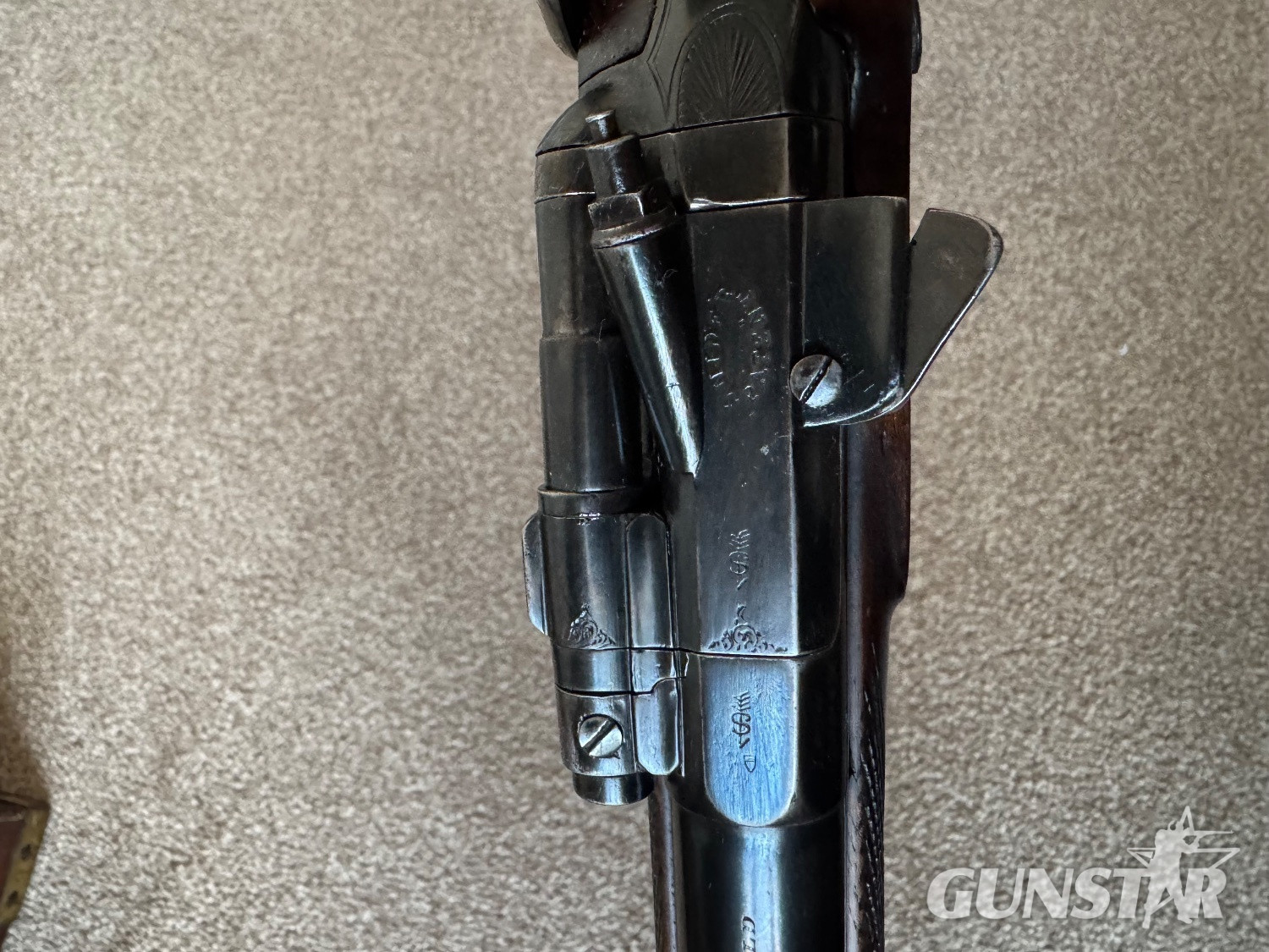 William Golden Rook Rifle in .380 long cf. william Golden. Snider ...